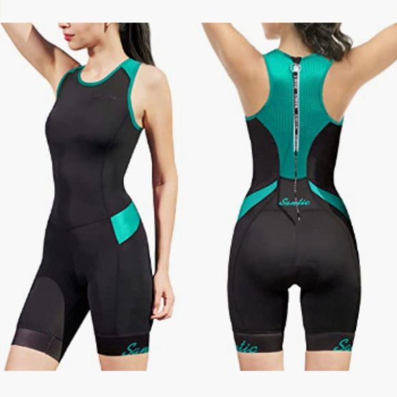 Swim | Blackgreen Back Zipper Onepiece Swimsuits Quickdry With Padding ...